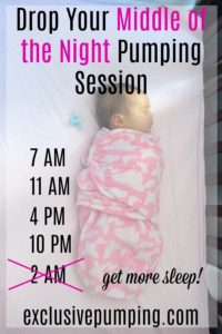 How to Drop Middle of the Night Pumping Sessions in 4 Easy Steps