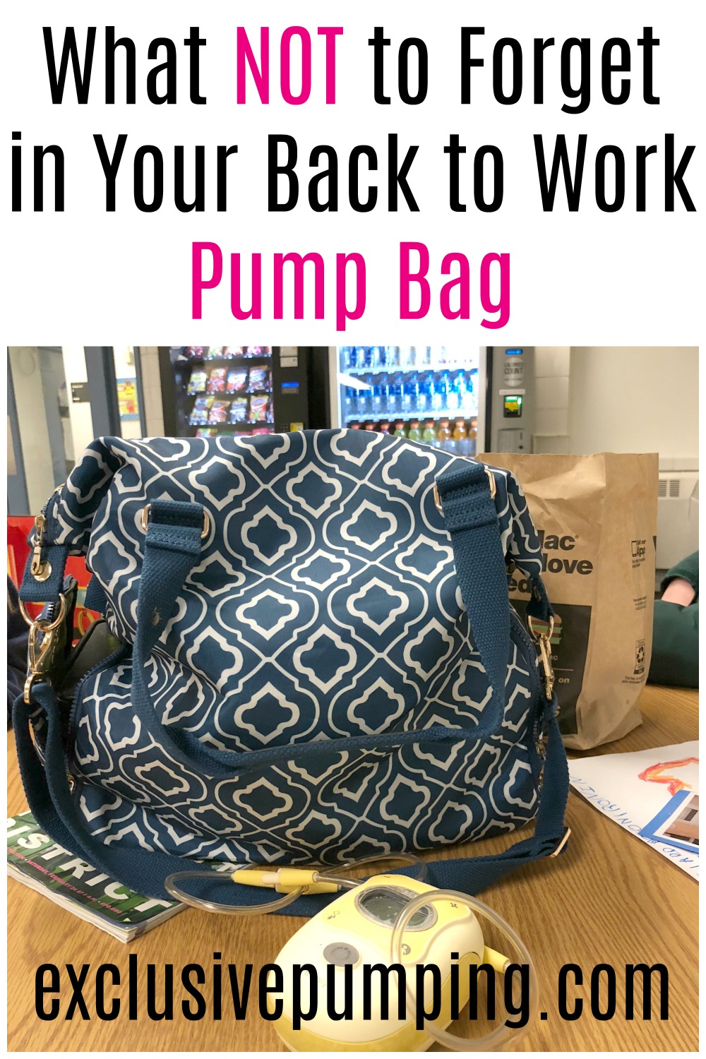 How to Pack Your Breast Pump Bag When You're Going Back to Work
