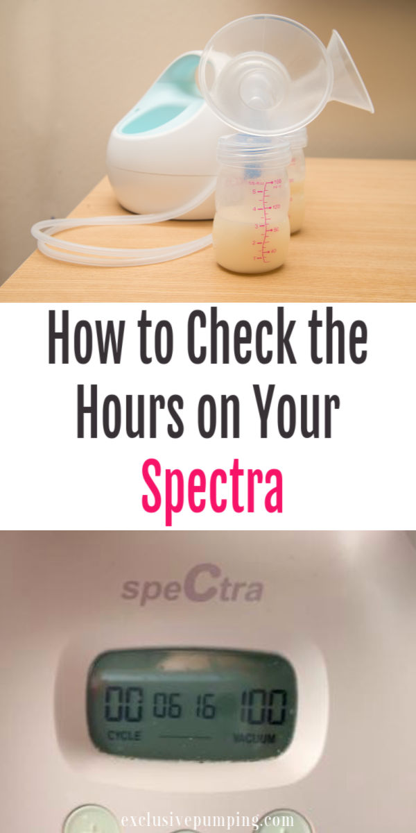 How to Check the Hours on Your Spectra - Exclusive Pumping